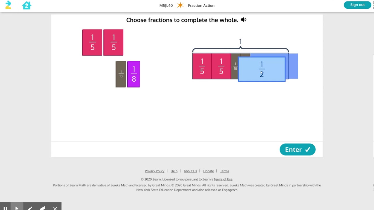 M5L40 Fraction Action - YouTube
