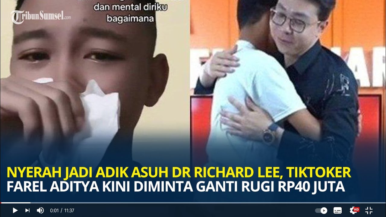 Nyerah Jadi Adik Asuh dr Richard Lee, Tiktoker Farel Aditya Kini ...