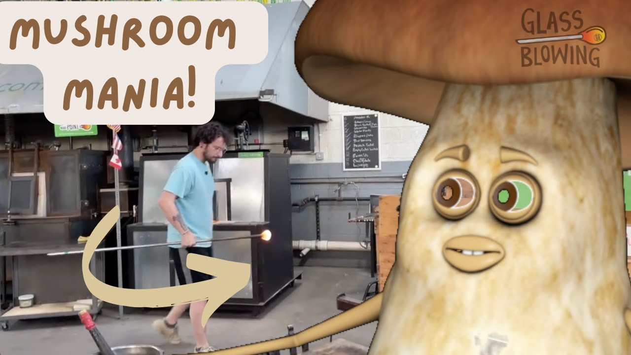 Turning Fire Into Fungi: A Glass Art Transformation - YouTube