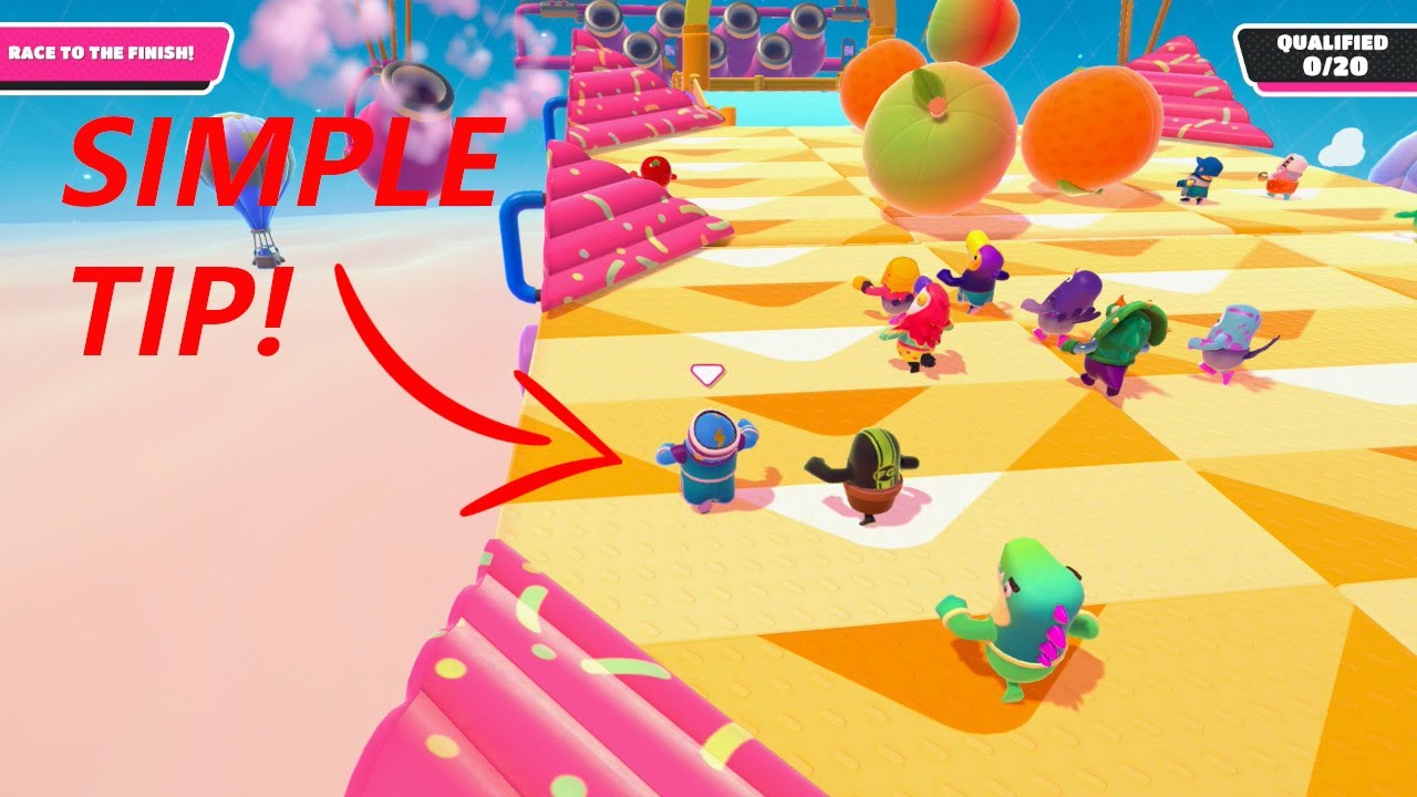 Fall Guys Ultimate Knockout Fruit Chute Simple Tips - YouTube