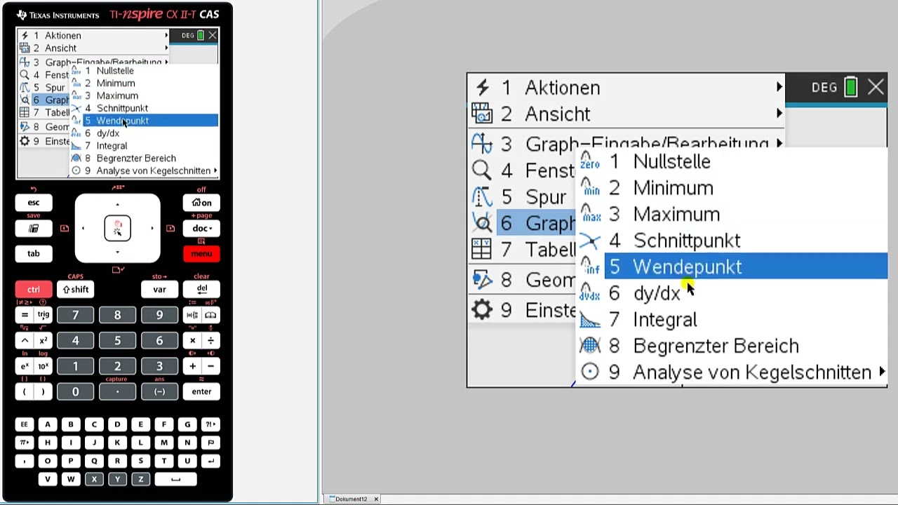CAS TI NSPIRE CX II T Seiten Im Dokument berblick Der Funktionen CAS TI NSPIRE CX II T Seiten Im Dokument berblick Der Funktionen