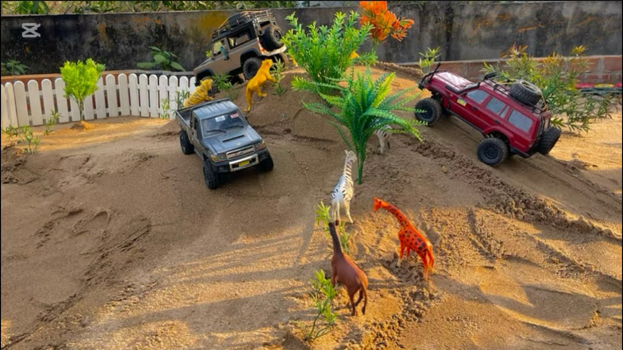 Rc Range Rover Defender Land Cruiser Toyota pickup 4WD Climbing ...