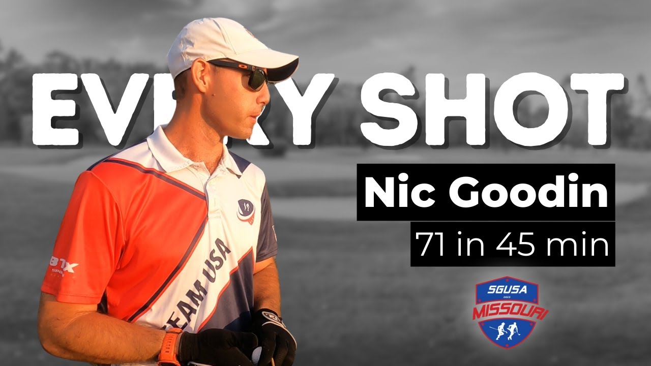 Every Shot: Nic Goodin shoots 71 in 45min in Missouri Round 2! - YouTube