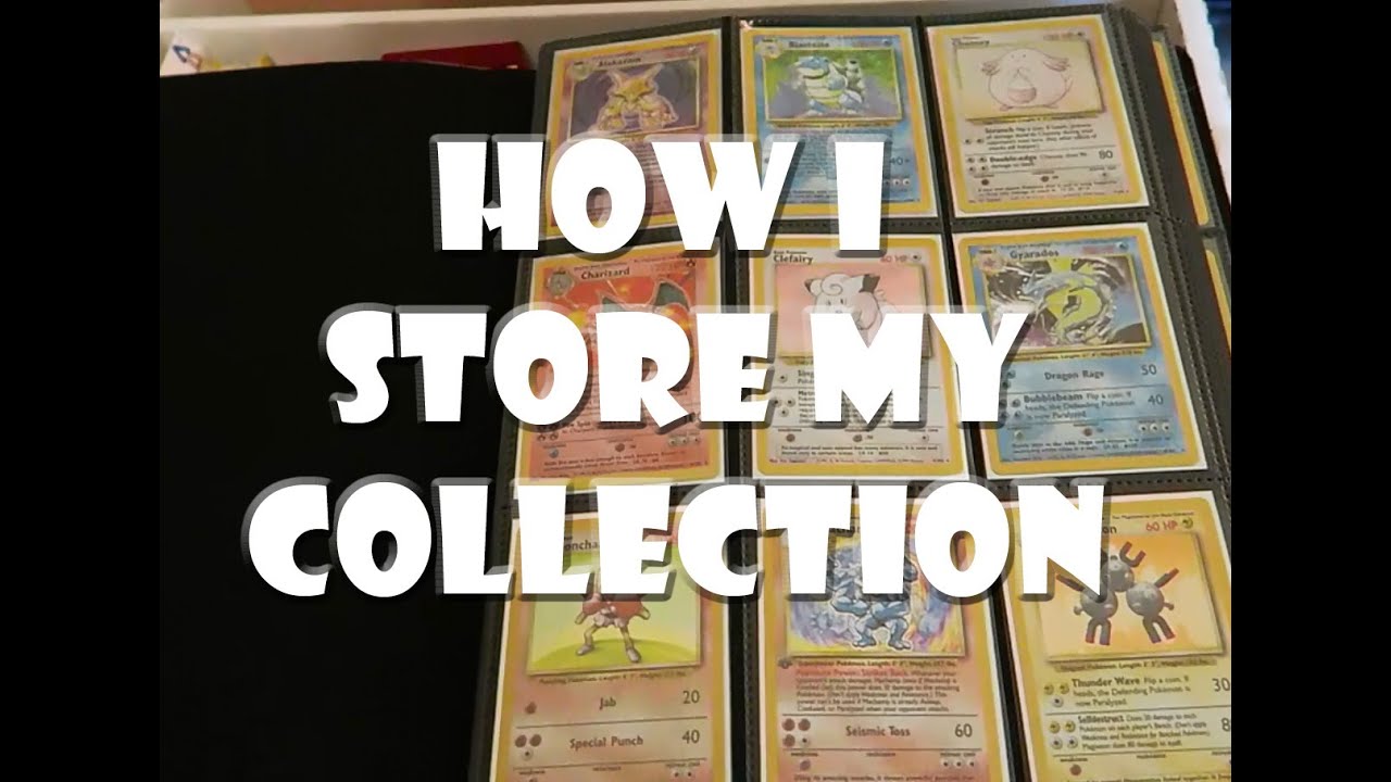 How I store my Pokemon TCG Collection ! Sets, Rares, and Bulk - YouTube