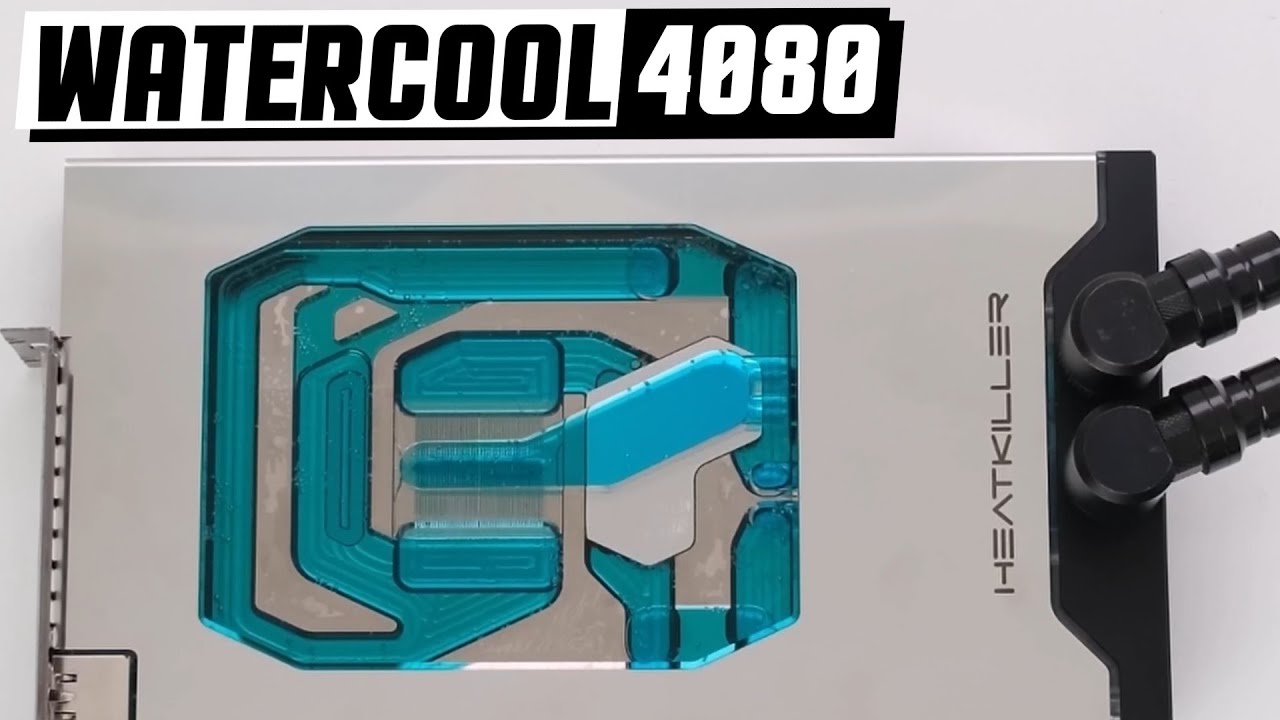 Watercool Heatkiller V RTX 4080 ASUS TUF - Install & Test - YouTube