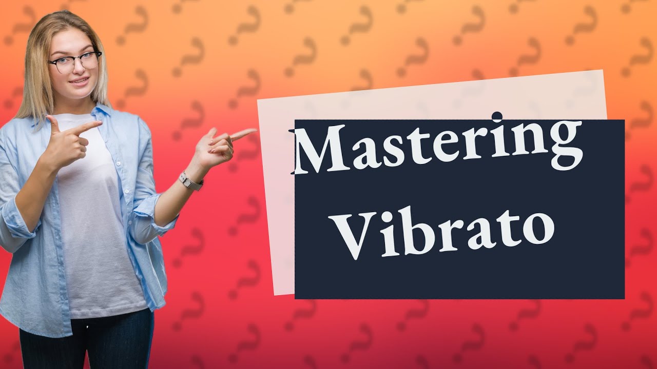 How Can I Improve My Vibrato with One Effective Exercise? - YouTube