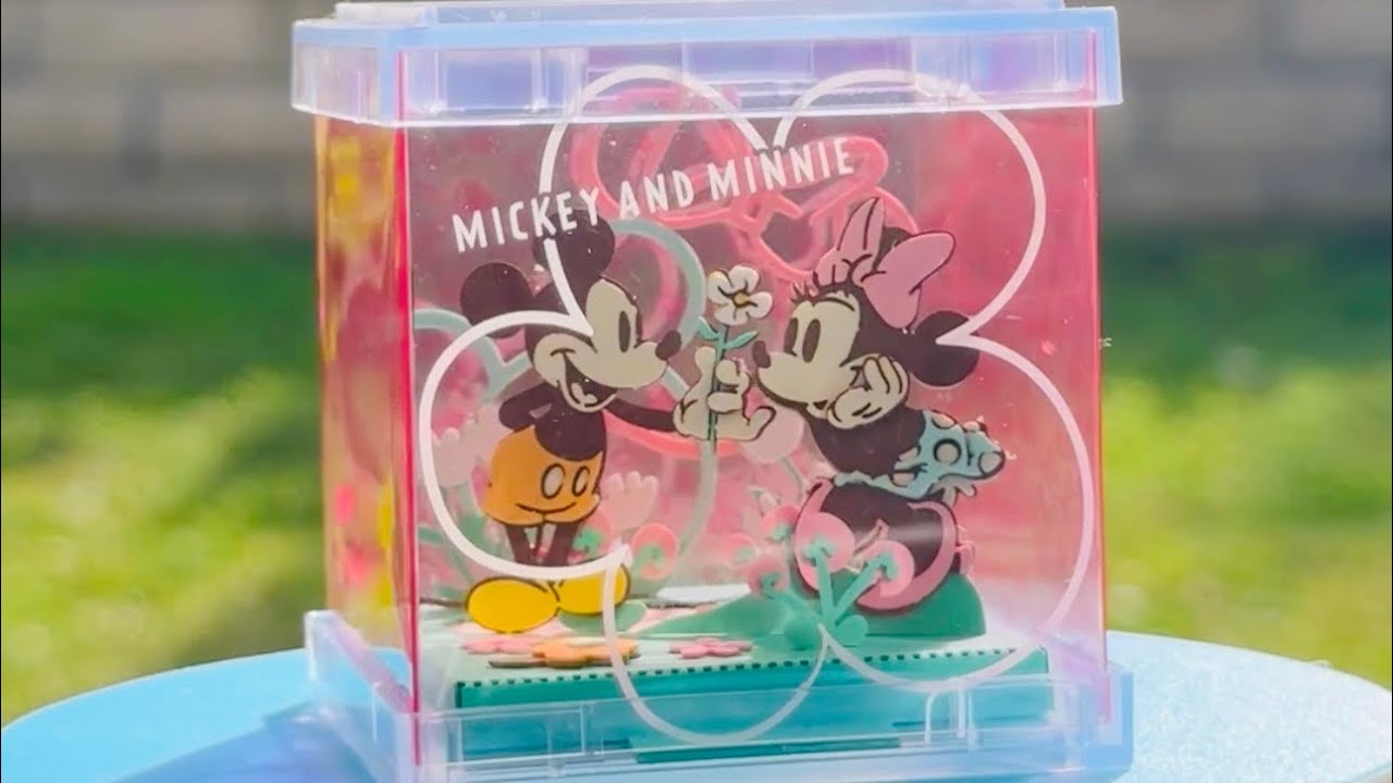 PAPER THEATER CUBE ~ DISNEY ~ MICKEY & MINNIE MOUSE VALENTINE'S DAY # ...