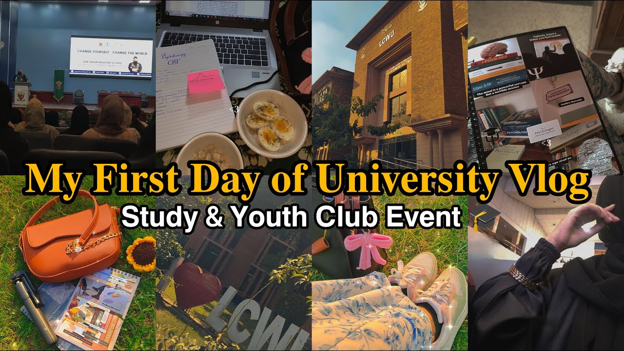 My First Day at University Studying Clinical Psychology and Exploring ...