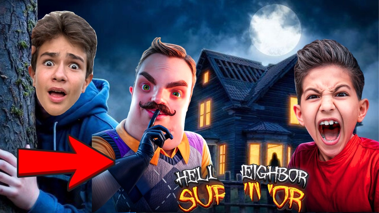 HELLO NEIGHBOR KIDNAPPED MY BROTHER👀 ️ - YouTube