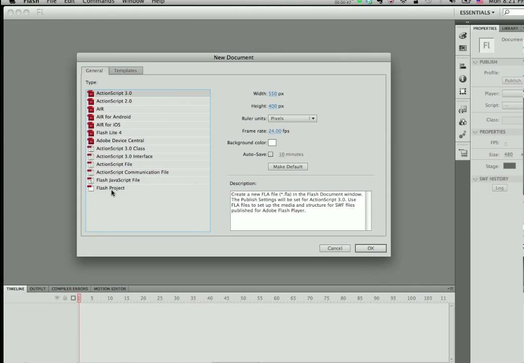 Multi-Target Project Set-up in Flash Professional - YouTube
