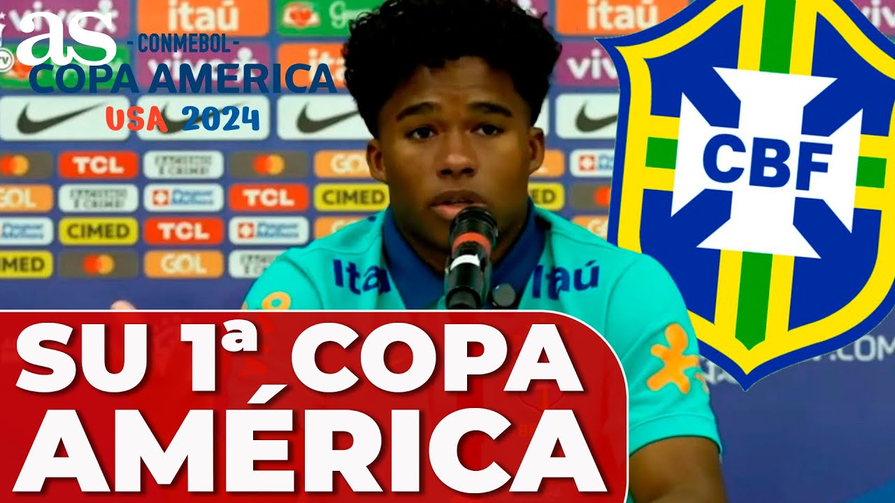 ENDRICK explica lo que SIGNIFICA jugar su PRIMERA COPA AMÉRICA 2024 ...