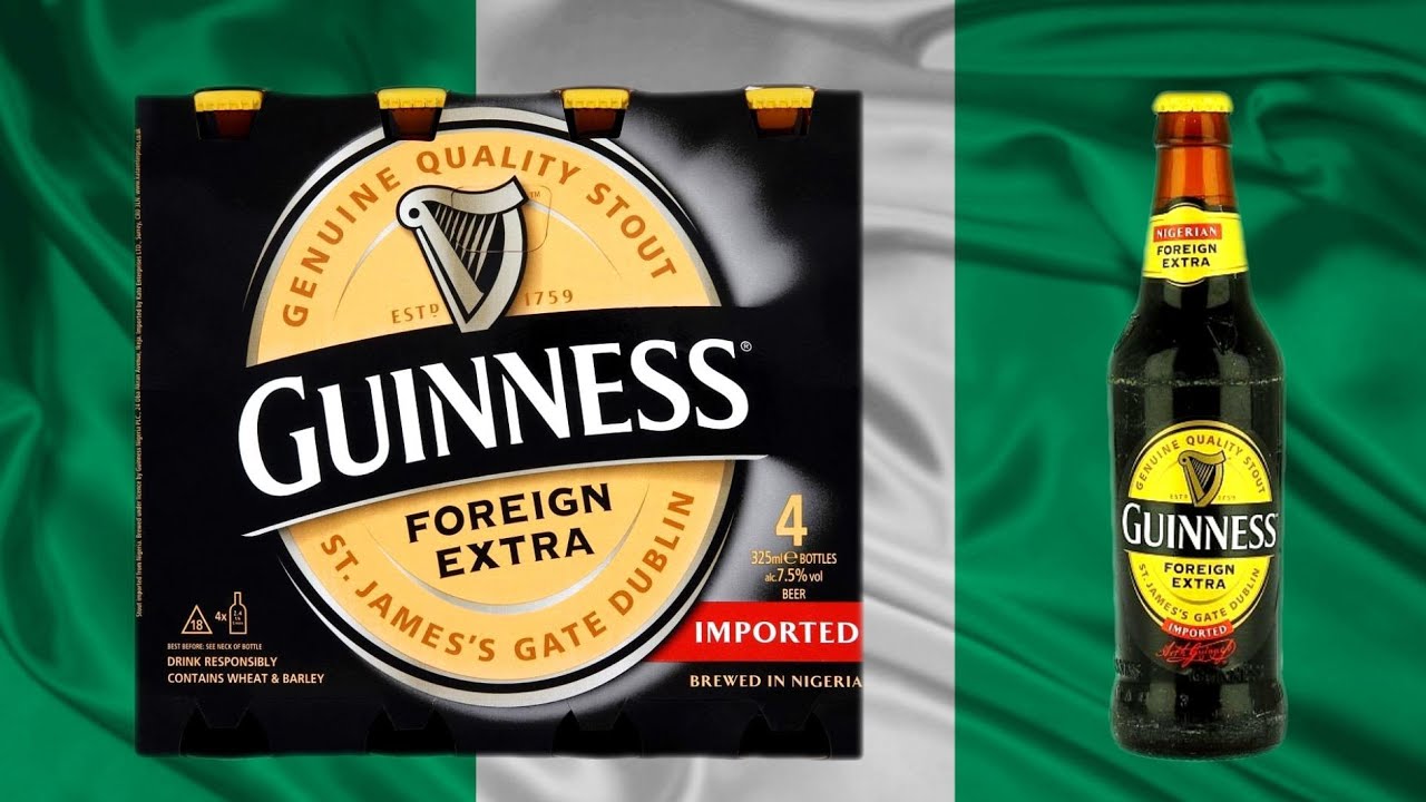 Guinness - Foreign Extra Stout Nigerian Imported 7.5% - YouTube