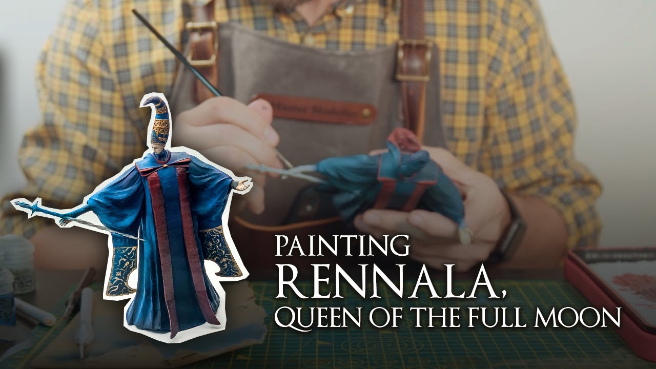 Painting Rennala, Queen of the Full Moon | Elden Ring - YouTube
