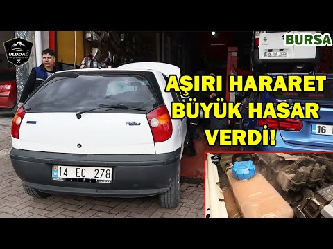 AŞIRI HARARET YAPAN ARABA BAKIN NE YAPTI! (Fiat Palio 1.2 Motor Silindir Kapak Conta Değişimi)