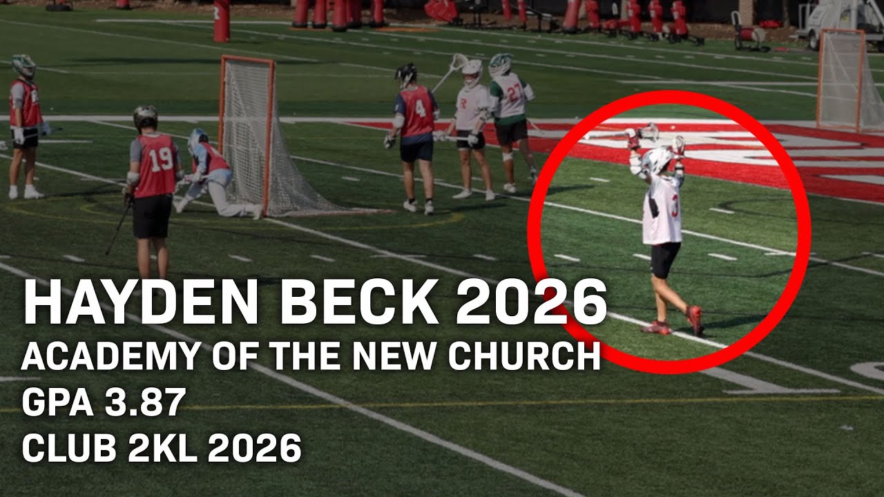 Hayden Beck class of 2026 Lacrosse Highlights | Rutgers Mens Lacrosse ...