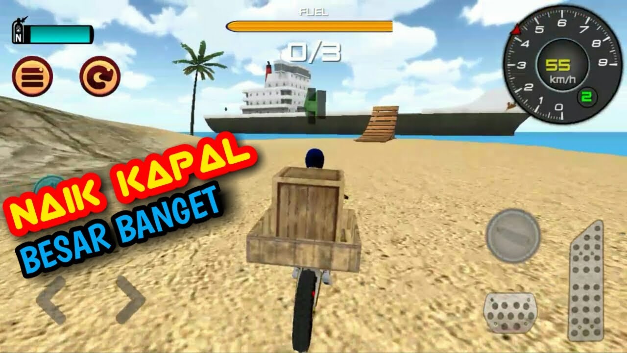 Motor Cross 3D lompat ke kapal, Game Android [HD] - YouTube