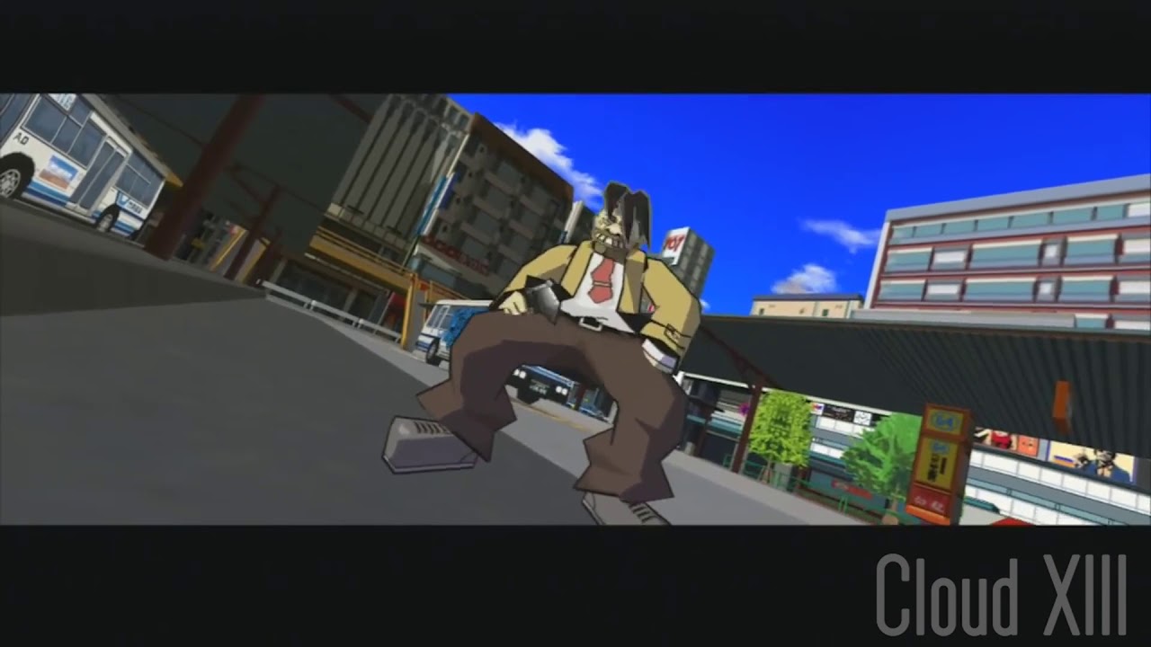 Jet Set Radio But Captain Onishima Can't Stop Dancing - YouTube