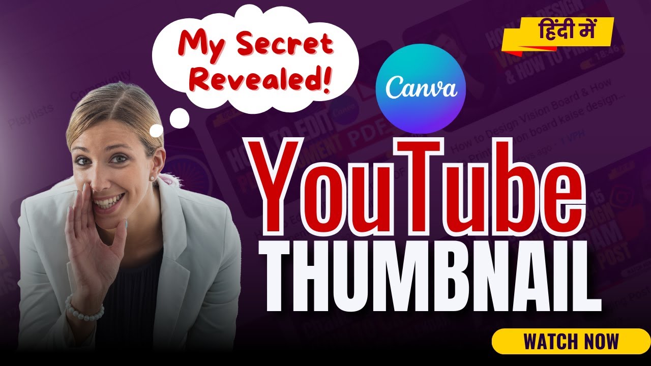 YouTube Thumbnail | How to Design YouTube Thumbnail | My Secret ...