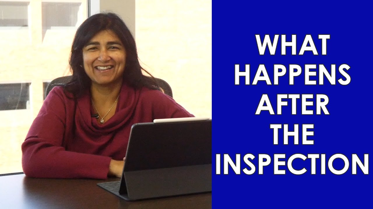 How to Proceed After Your Inspection Is Done - YouTube