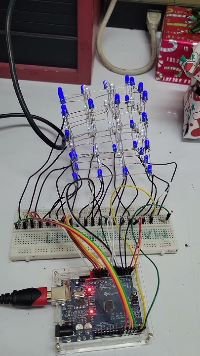 Cubo Led 4×4 Con secuencia en arduino - YouTube