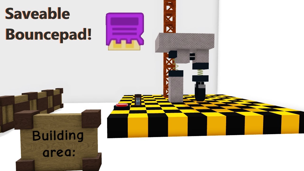 How To Make A Bounce Pad That Can Save! - Build a Boat For Treasure ...