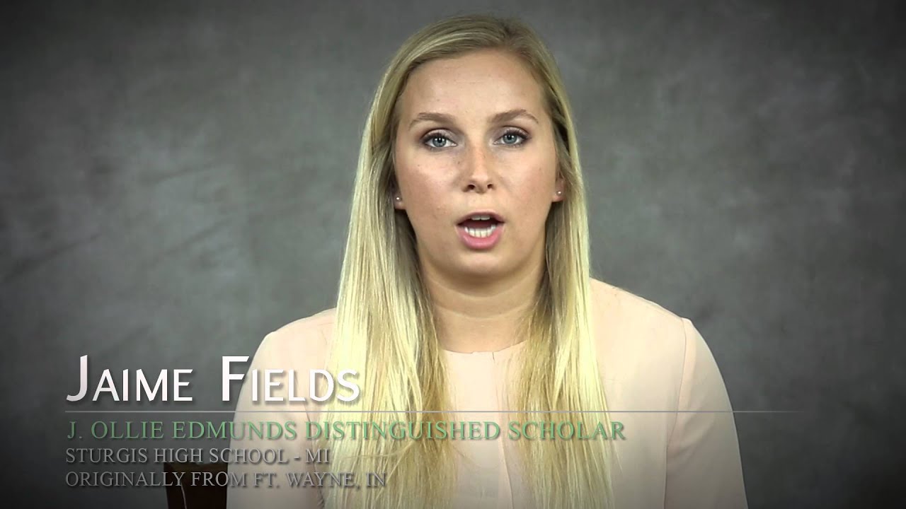 Edmunds Scholars - Jaime Fields - Fall 2015 - YouTube