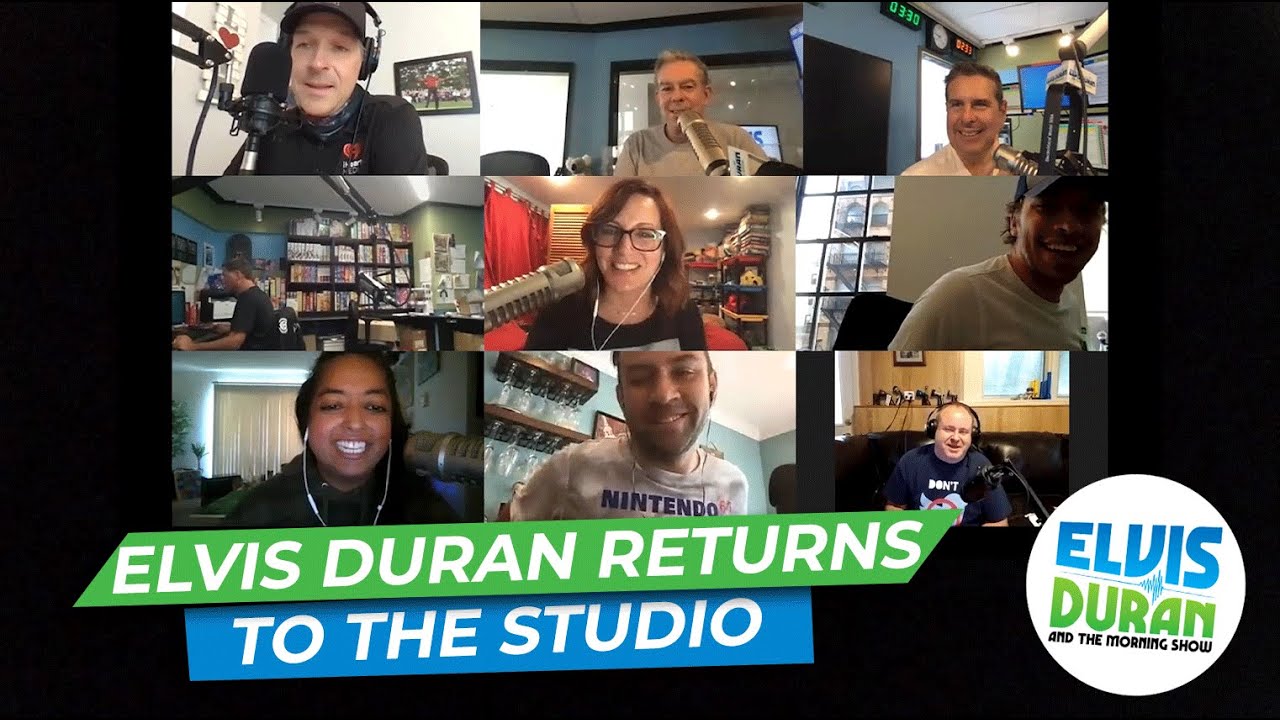 Elvis Duran Returns To The Studio For The First Time Since Quarantine ...