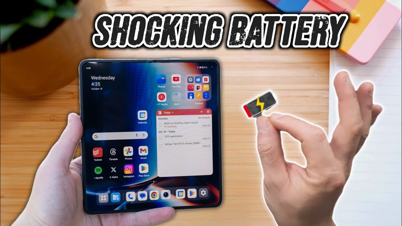 OnePlus Open - Battery Life Reality 🤯 - YouTube