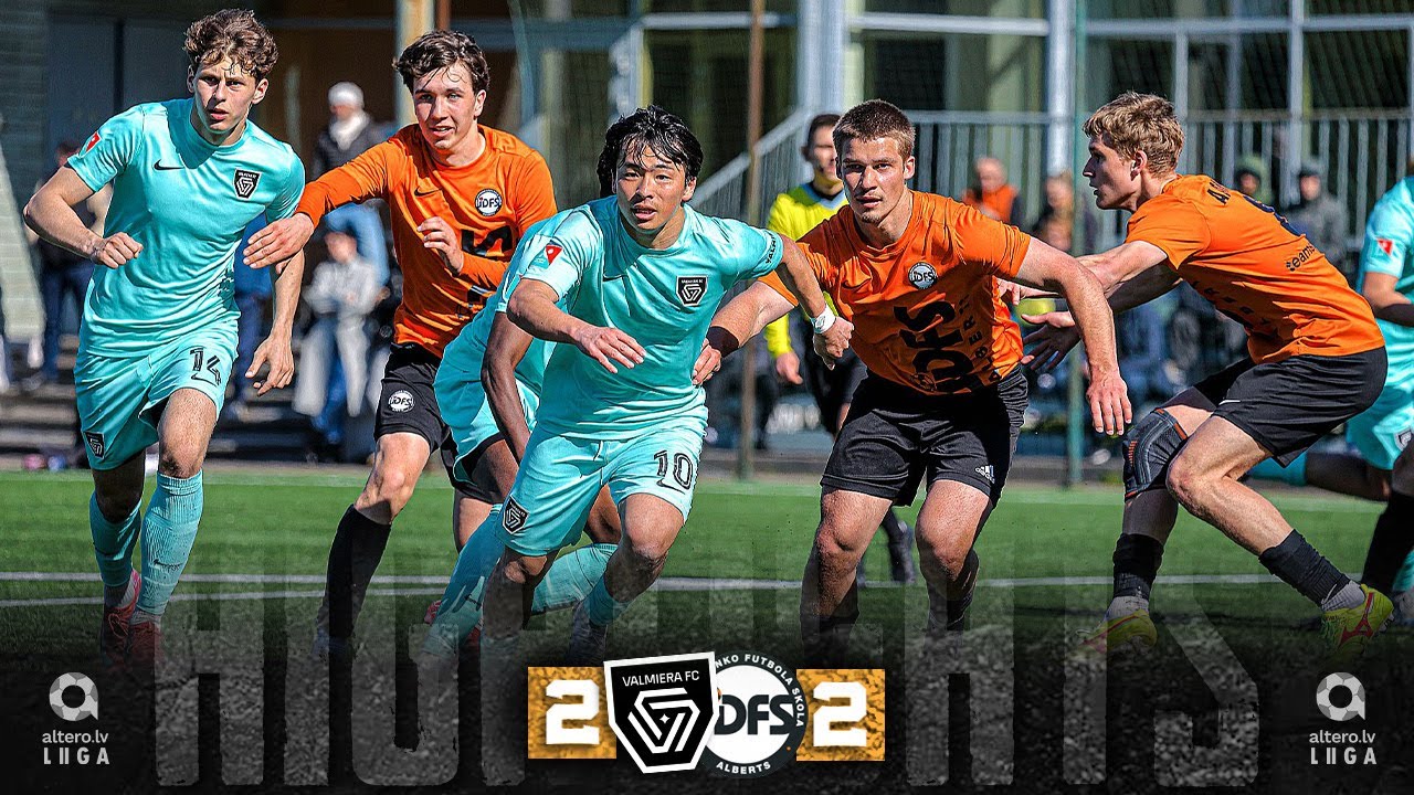 ALTERO.LV LIIGA 2025 | 5.kārta | Valmiera FC vs JDFS Alberts-2 2:2 ...