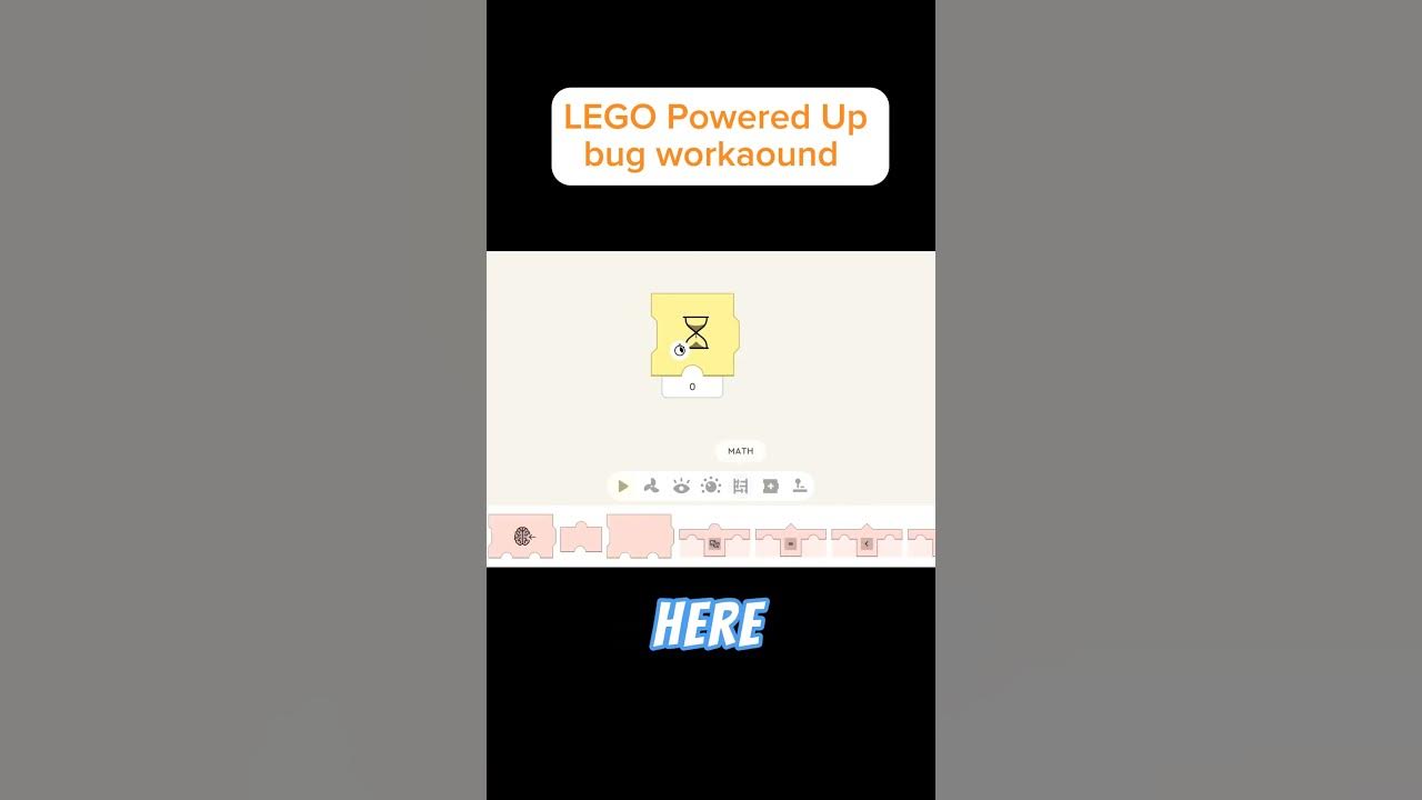 How to input decimal numbers in the LEGO Powered Up app (bug workaround) - YouTube