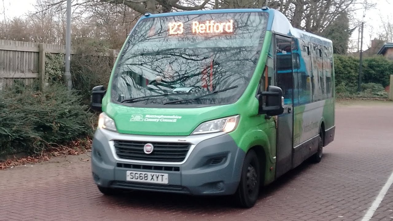 Retford bus station on 123 - YouTube