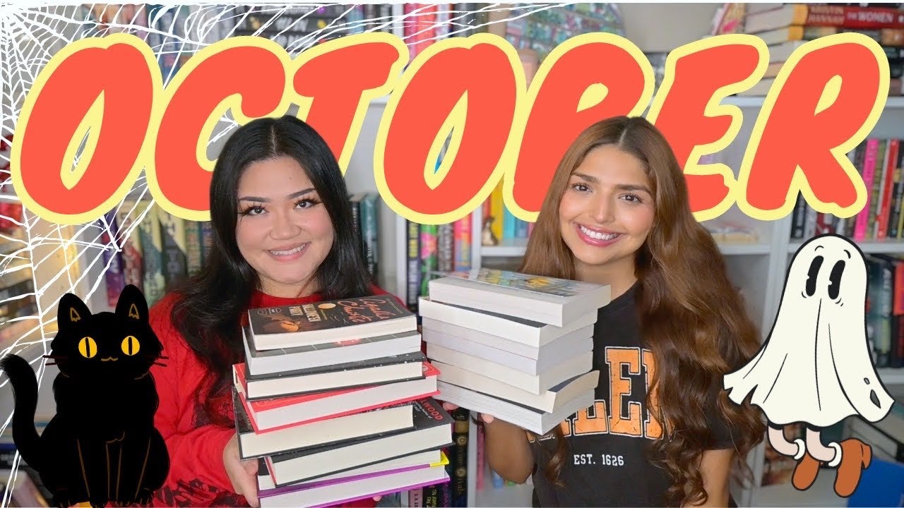 all the books we want to read in October 🎃🕸️ - YouTube