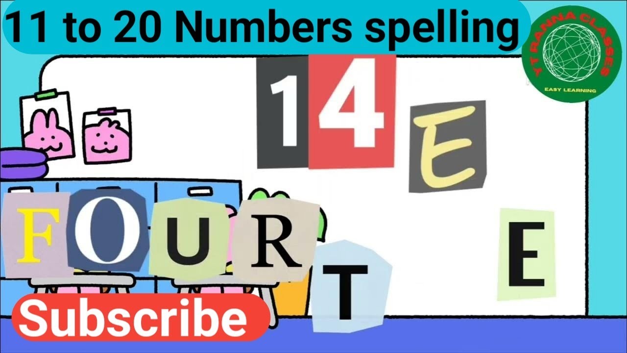 11 To 20 Numbers Spelling Numbers Name 11 To 20 Learn Numbers 1 11-to-20-numbers-spelling-numbers-name-11-to-20-learn-numbers-1