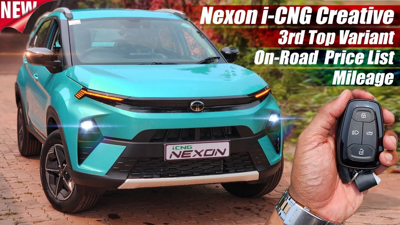Tata Nexon CNG Creative (Mid Variant) On Road Price List, Mileage ...