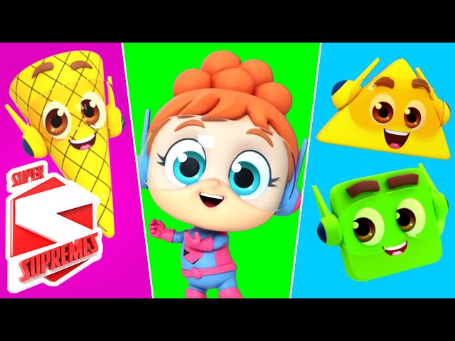 Shapes Song + More Kids Learning Cartoons & Rhymes for Children ...