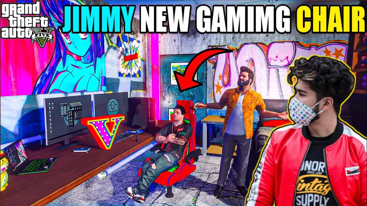 GTA 5 : JIMMY AND MICHAEL BUYING NEW GAMING CHAIR FOR JIMMY SETUP OMG ...