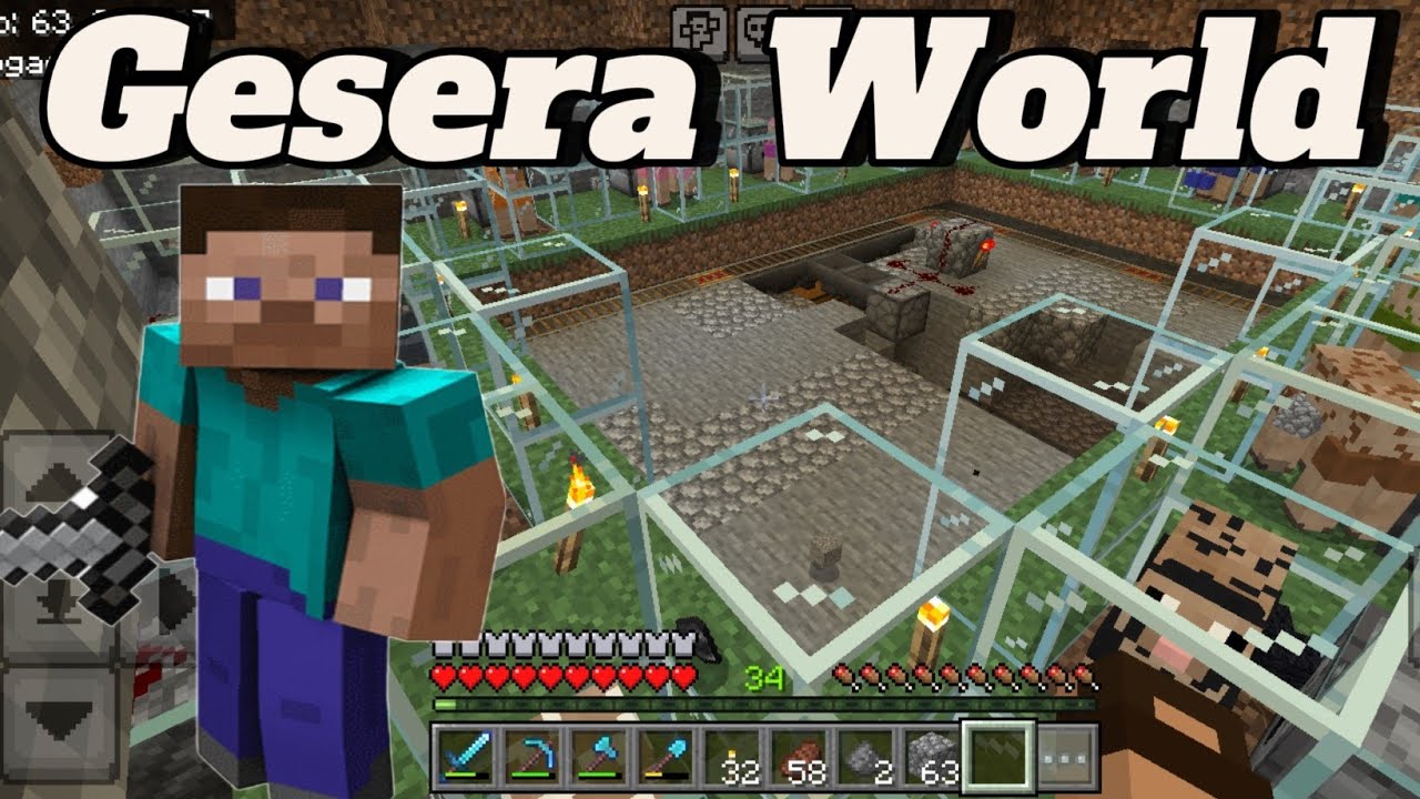 Gesera World 10 Farm de todas as cores das lãs Minecraft bedrock - YouTube