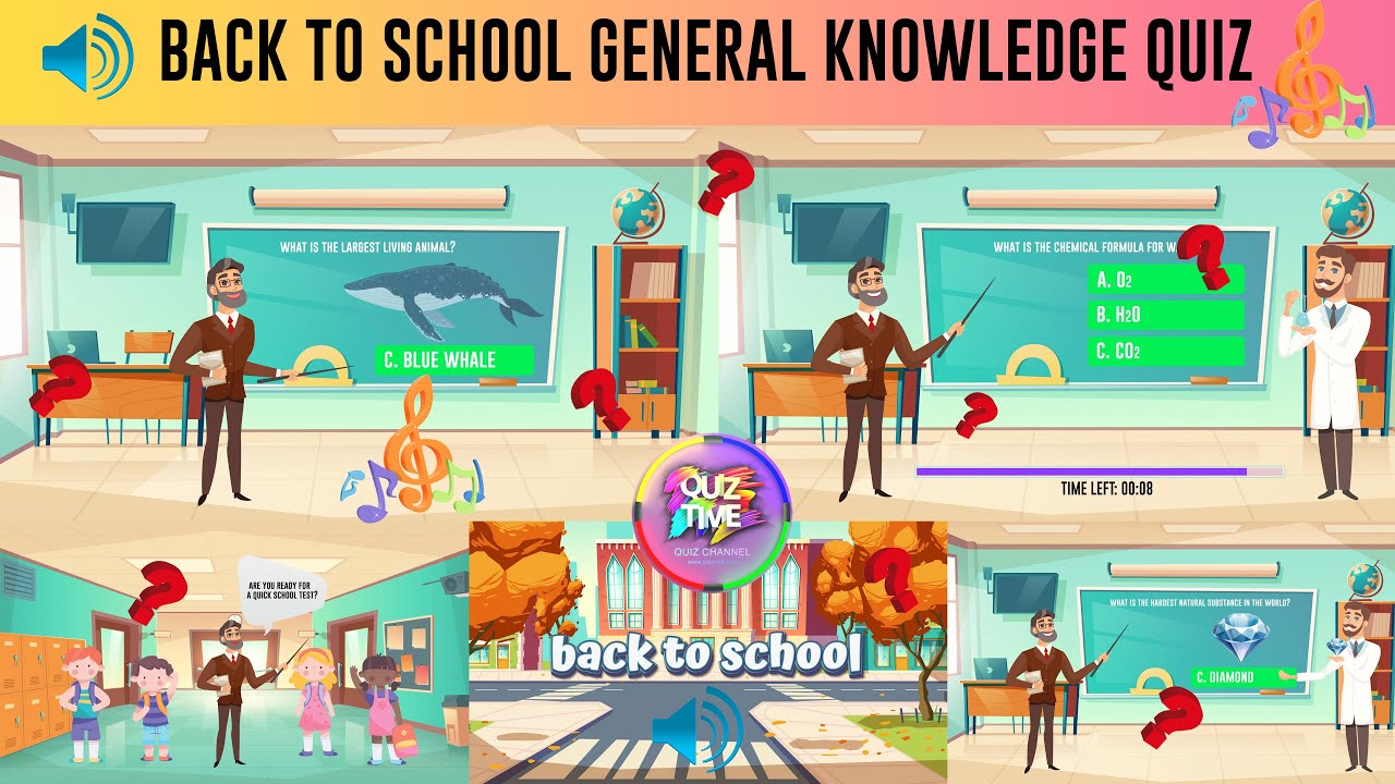 Back To School | General Knowledge Quiz | How good you are? Share With ...