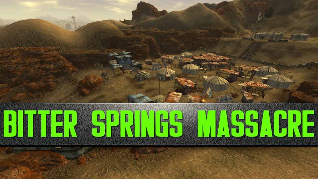 The Bittersprings Massacre | Fallout New Vegas Lore - YouTube