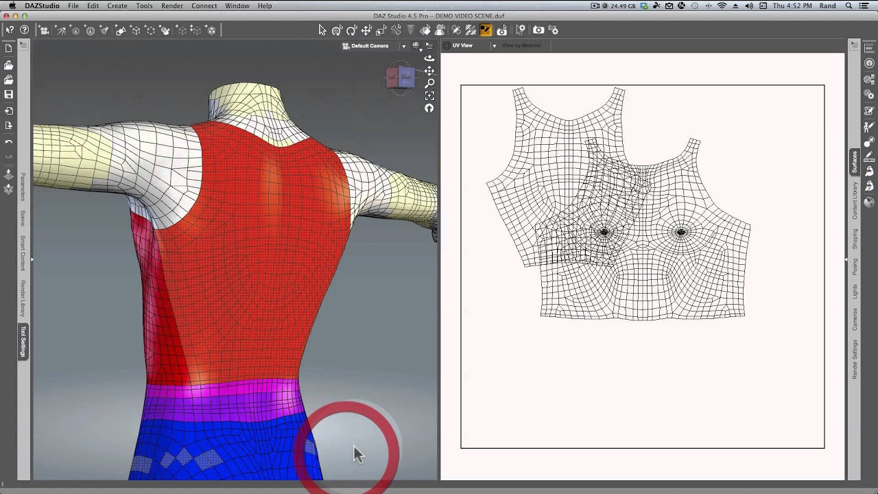 Workaround overlapping UVs in DAZ Studio: Fixing the Basic Bodysuit ...