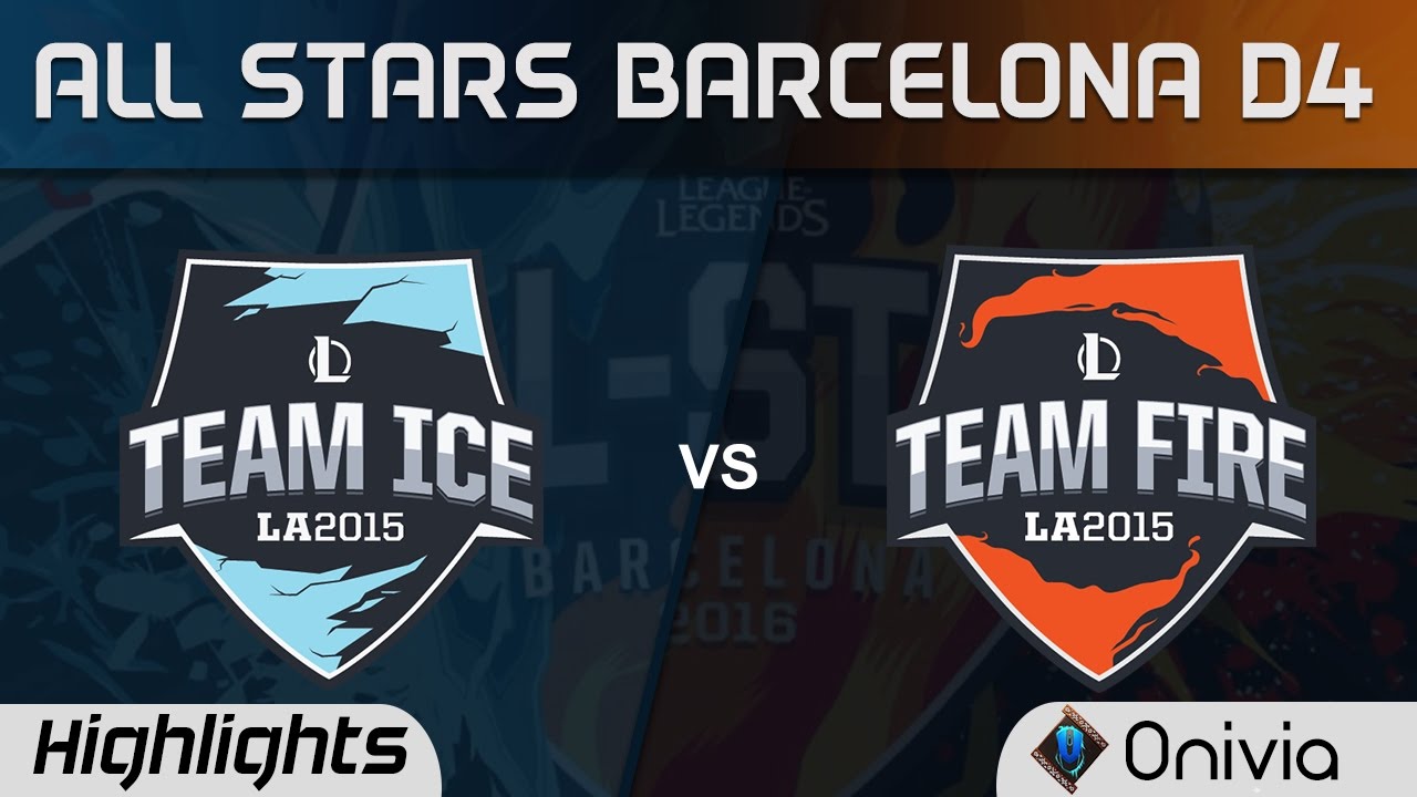Team Ice vs Team Fire Finals Highlights Game 1 All Stars Barcelona 2016 ...