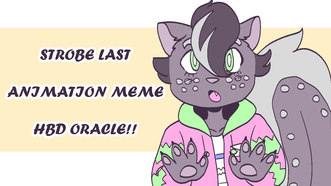 STROBE LAST - ANIMATION MEME (LATE BIRTHDAY GIFT) - YouTube