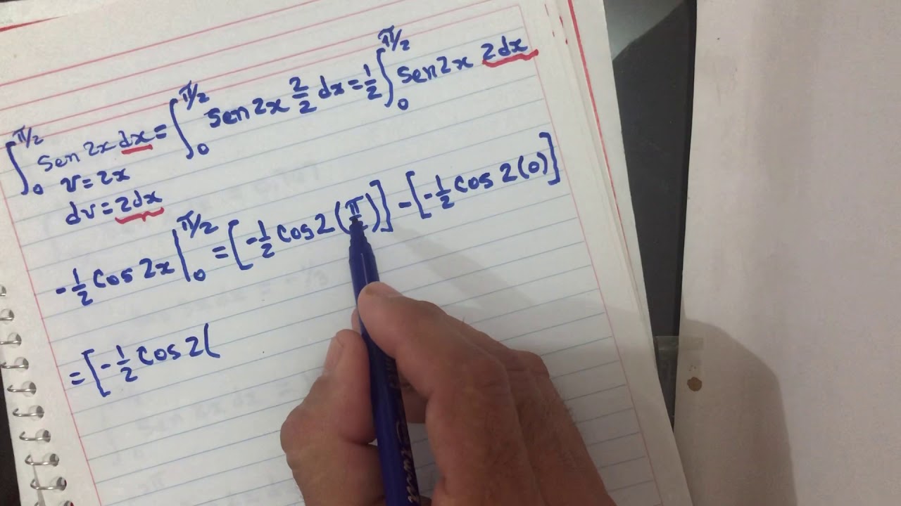 Integrales definidas con límites de π | Ejemplo - YouTube