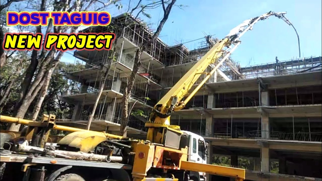 CONCRETE POURING NEW PROJECT @DOST TAGUIG - YouTube