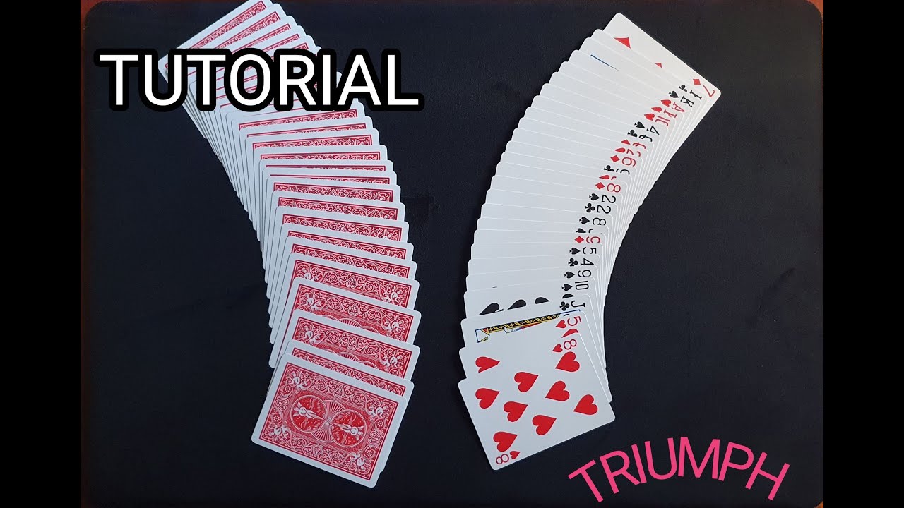TRIUMPH / TUTORIAL DI MAGIA CON LE CARTE - YouTube