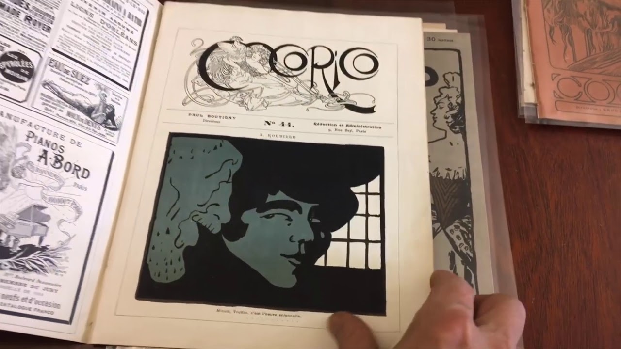 Cocorico Art Nouveau magazines 1900 individual issues w/ color ...