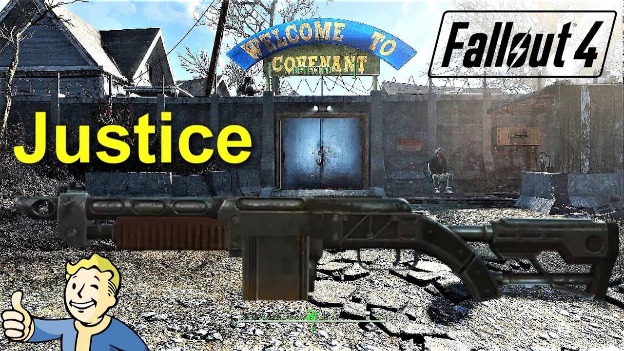 Justice – Best Legendary Combat Shotgun – Fallout 4 - YouTube