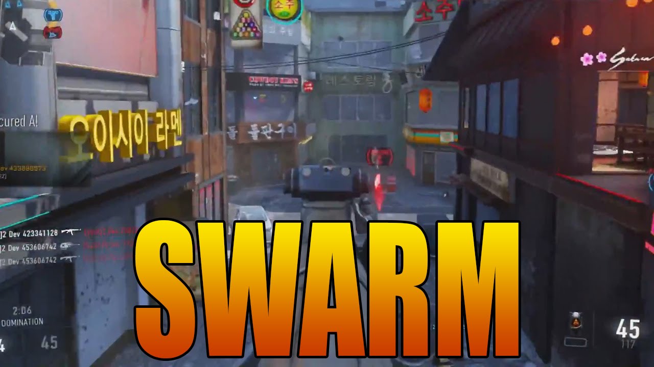 Advanced Warfare "SWARM" Map Gameplay (Reckoning Multiplayer DLC Pack ...