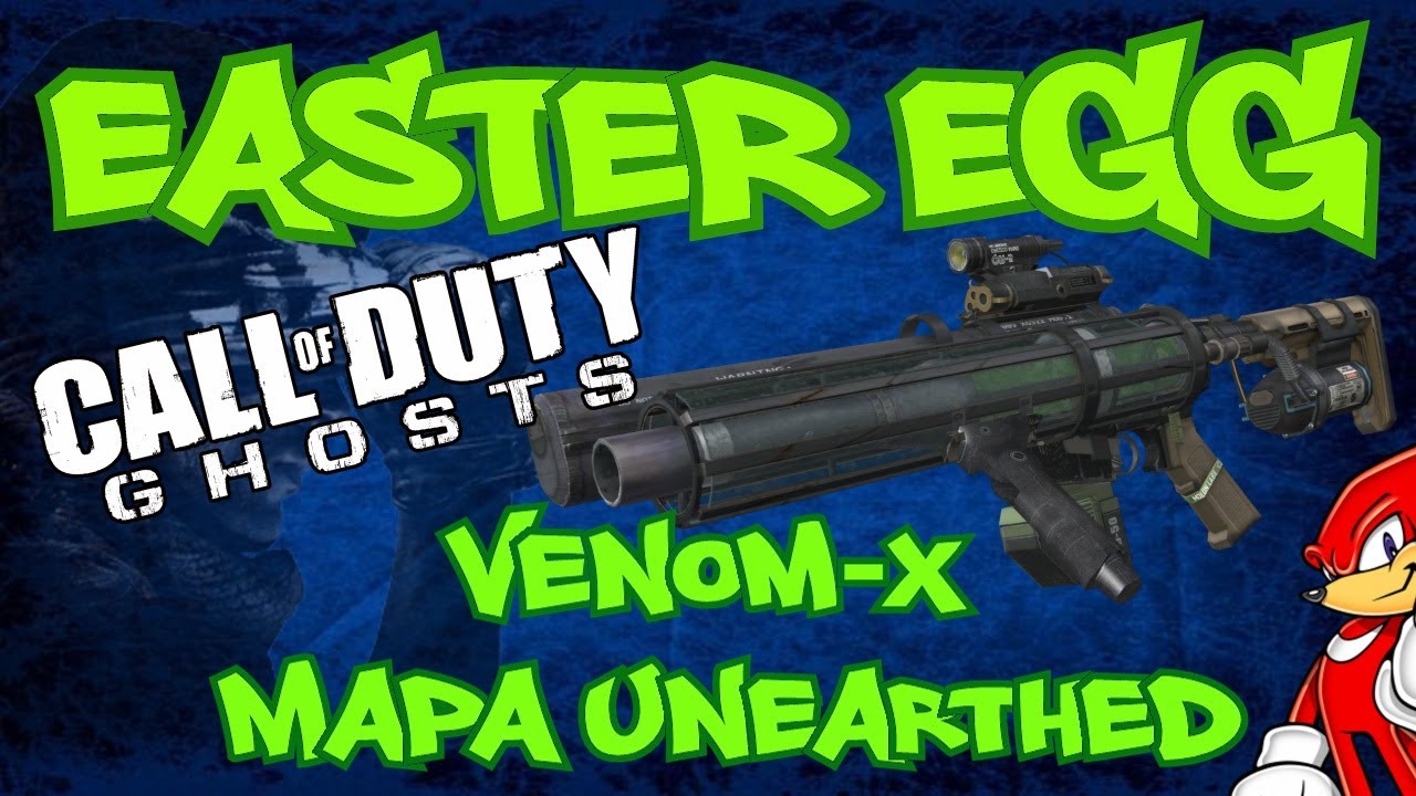 Easter Egg Ghosts Multijugador Como Tener la Venom-X Mapa Unearthed DLC ...