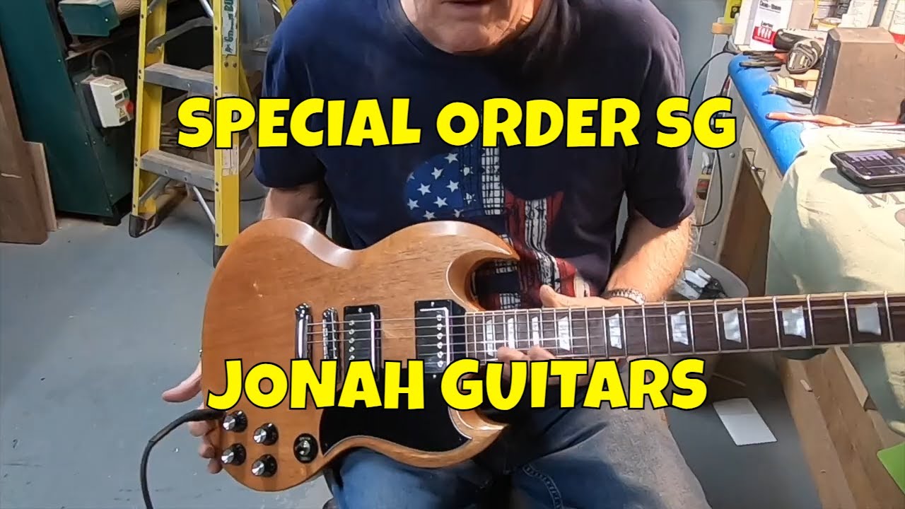 CUSTOM SG FINISHED, JONAH GUITARS - YouTube